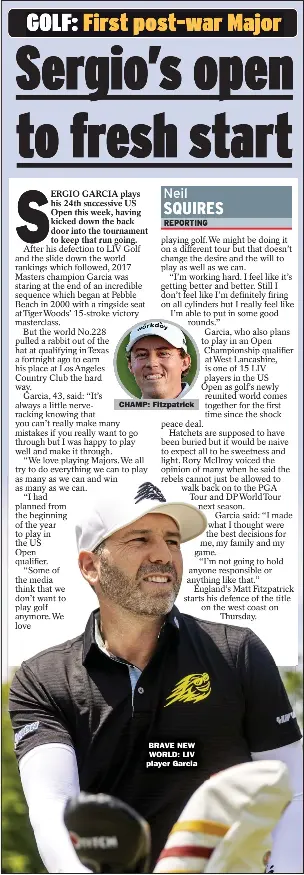 Sergio’s open to fresh start - PressReader