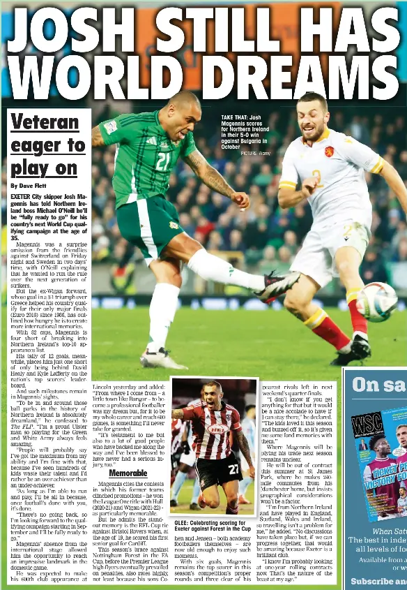 JOSH STILL HAS WORLD DREAMS - PressReader