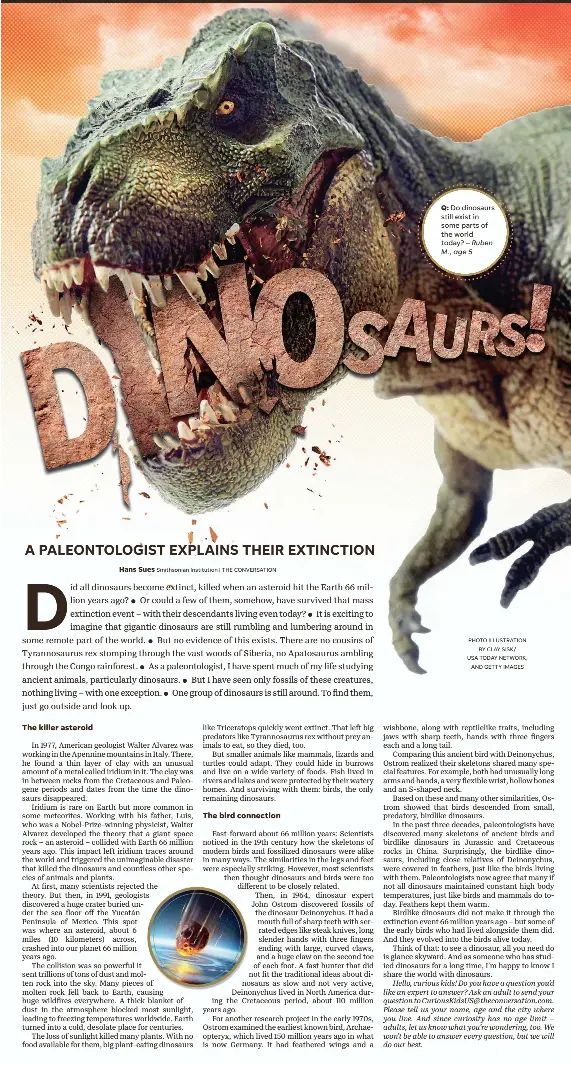 A PALEONTOLO­GIST EXPLAINS THEIR EXTINCTION - PressReader