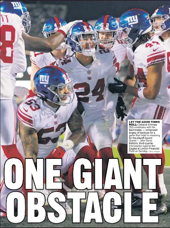 ONE GIANT OBSTACLE - PressReader