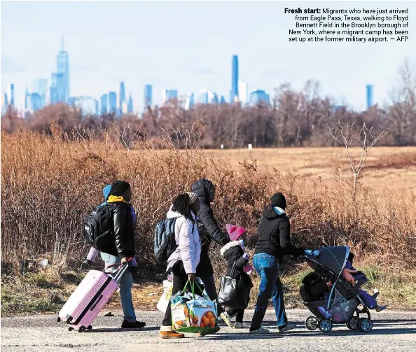 Disused airport turns migrant camp - PressReader
