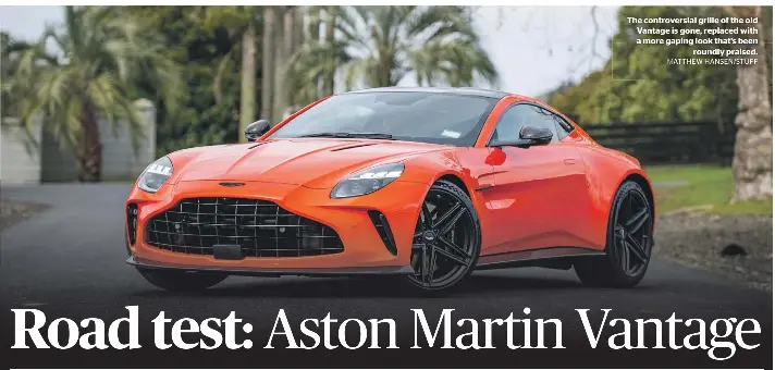 Road test: Aston Martin Vantage - PressReader