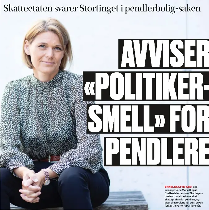 AVVISER «POLITIKERS­MELL» FOR PENDLERE - PressReader