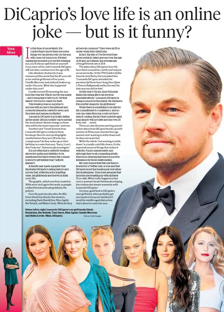 DiCaprio’s love life is an online joke — but is it funny? - PressReader