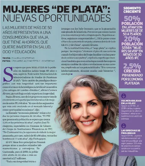 MUJERES “DE PLATA”: NUEVAS OPORTUNIDA­DES - PressReader