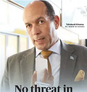 No threat in BPF retaining Tshekedi’s seat — Political analyst ...