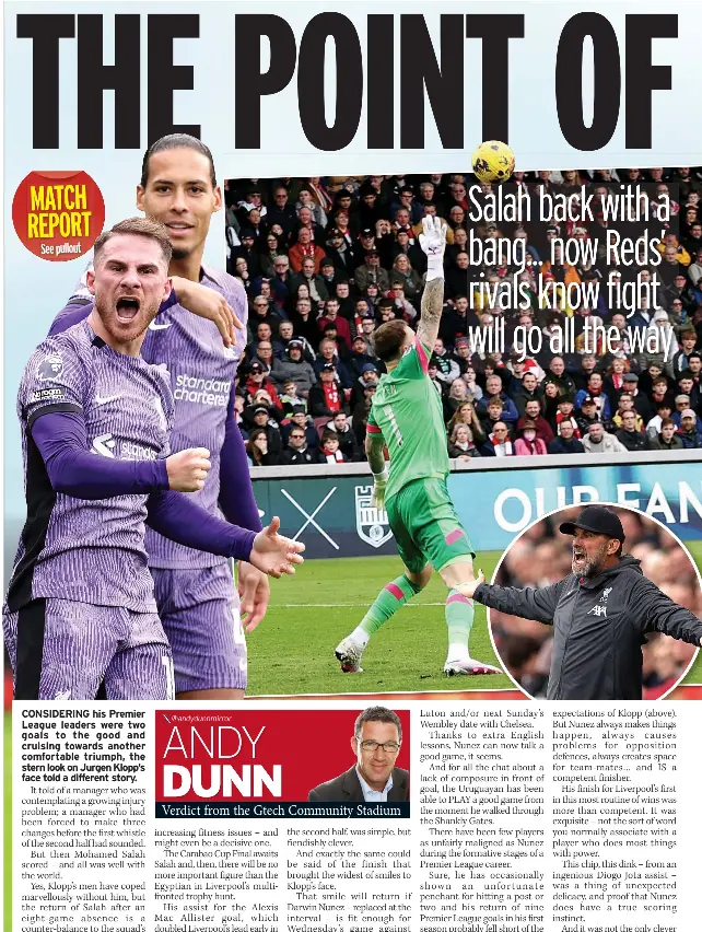 THE POINT OF MO RETURN! - PressReader