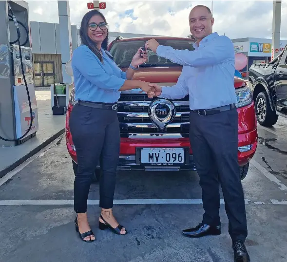 Prastika thrilled to win 4X4 van - PressReader