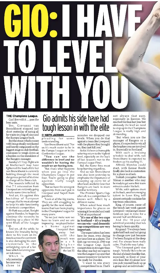 Gio:i have to level with you - PressReader