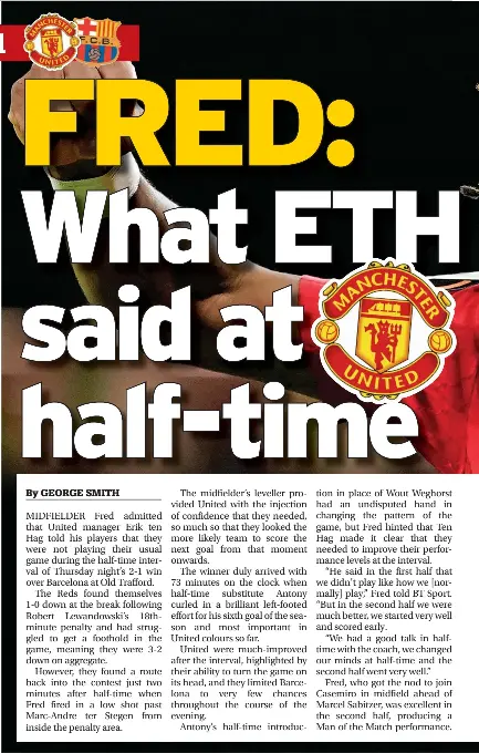 FRED: What ETH said at half-time - PressReader