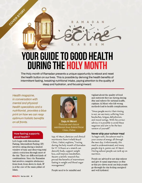 Your guide to good health during the Holy Month - PressReader