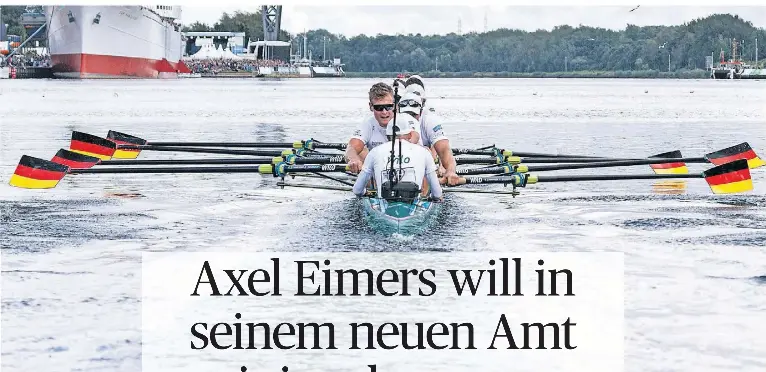 Axel Eimers will in seinem neuen Amt einiges bewegen - PressReader