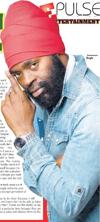 BUGLE CALLS FOR BALANCE IN DANCEHALL CONTENT - PressReader
