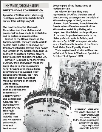 THE WINDRUSH GENERATION - PressReader