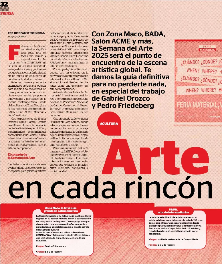 Arte en cada rincón - PressReader