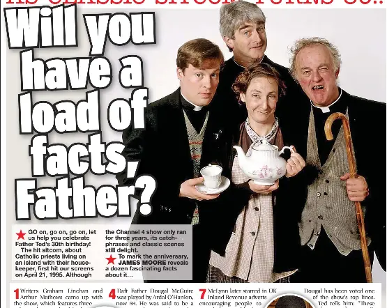 AS CLASSIC SITCOM TURNS 30.. Will you have a load of facts, Father? - PressReader