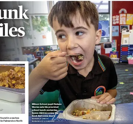 Plastic chunk in lunch riles principal - PressReader