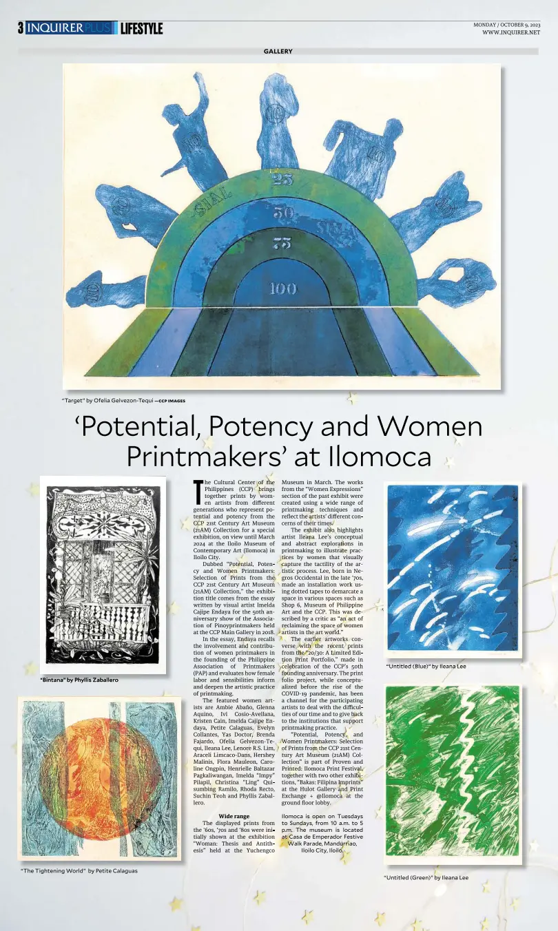 ‘Potential, Potency and Women Printmaker­s’ at Ilomoca - PressReader