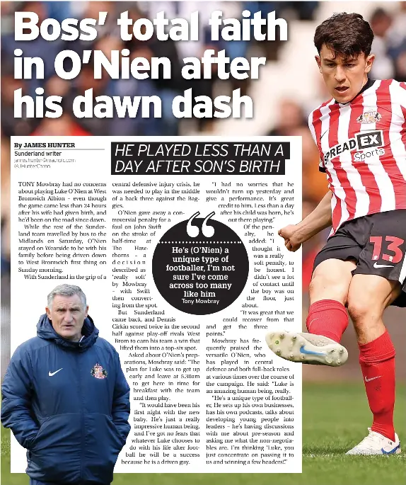 Boss’ total faith in O’Nien after his dawn dash - PressReader