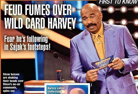 FEUD FUMES OVER WILD CARD HARVEY - PressReader