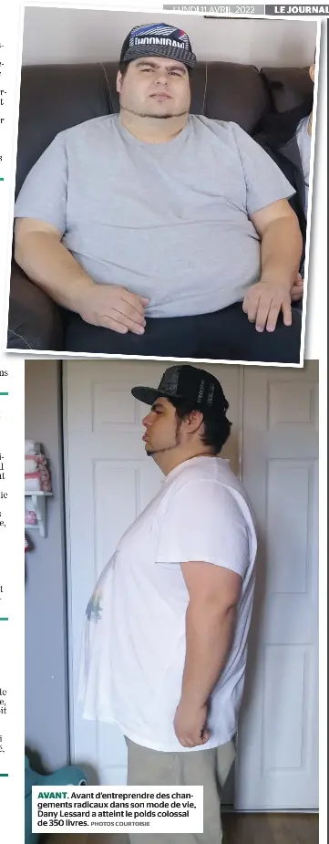 D’OBÈSE MORBIDE à militant pour les saines habitudes de vie - PressReader