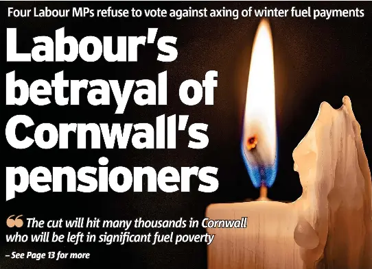 Labour’s betrayal of Cornwall’s pensioners - PressReader