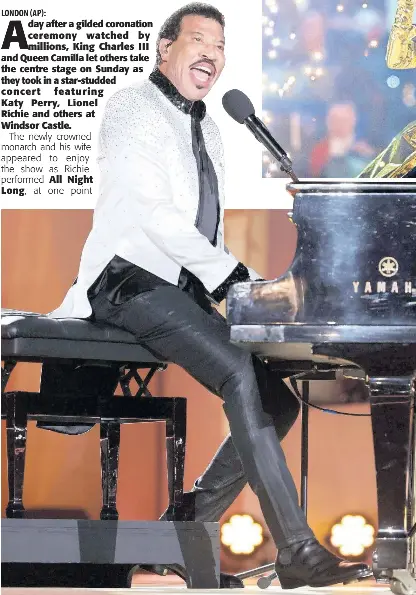 Lionel Richie, Katy Perry raise roof at royal coronation concert ...