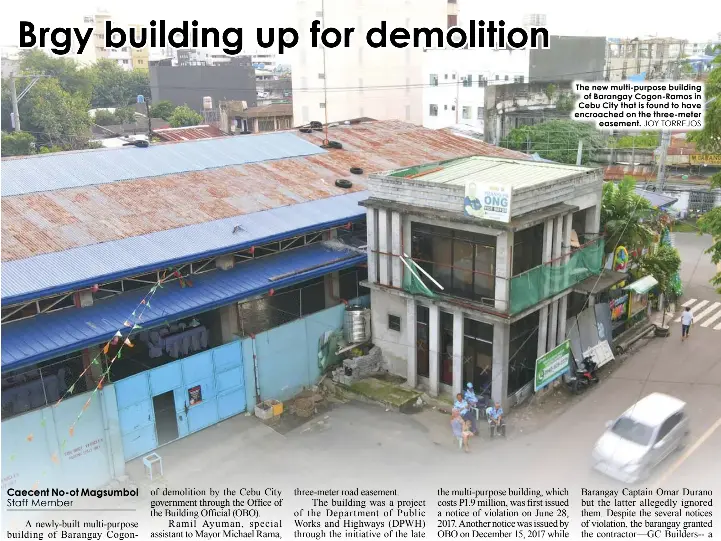 Brgy building up for demolition - PressReader