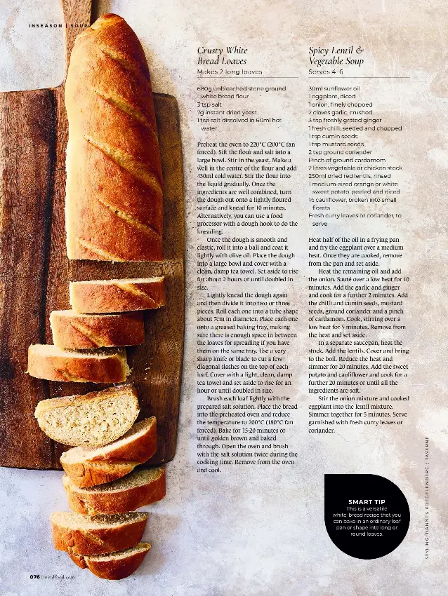 Crusty White Bread Loaves - PressReader