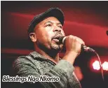Blessings Nqo on internatio­nal collabo with Anna Starzinger - PressReader