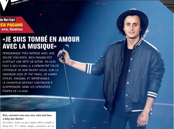 La Voix: les confidence­s de Rick Pagano - PressReader