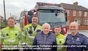 Pensioner saved after tumbling in scooter - PressReader