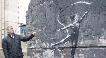 Ukraine to protect mysterious artist Banksy murals with glass panels - PressReader