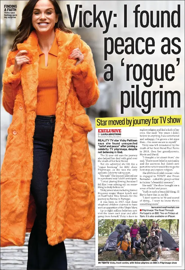 Vicky: I found peace as a ‘rogue’ pilgrim - PressReader