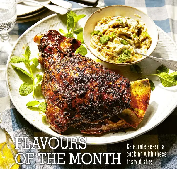 Slow-roasted chermoula lamb shoulder with aubergine cream - PressReader