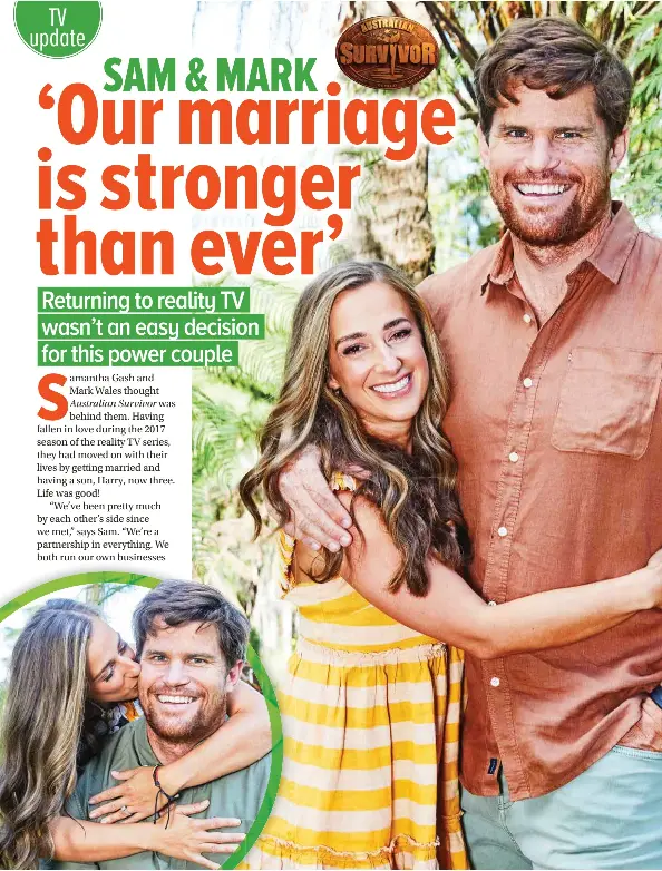 SAM & MARK ‘Our marriage is stronger than ever’ - PressReader