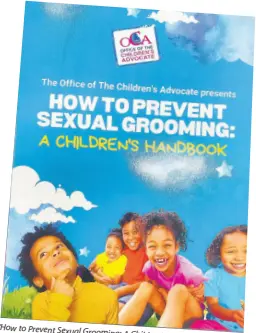 Children’s Advocate launches handbook on preventing sexual grooming ...