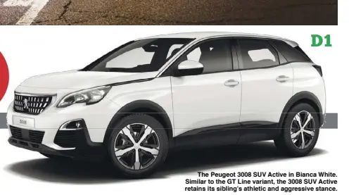 PEUGEOT INTRODUCES 3008 ACTIVE - PressReader