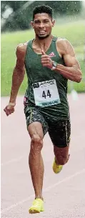 Wayde puts on speed ahead of SA champs - PressReader