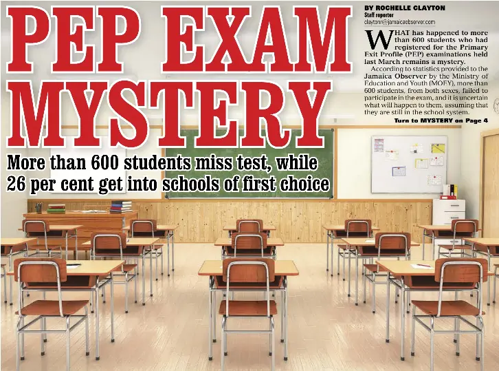 PEP EXAM MYSTERY - PressReader
