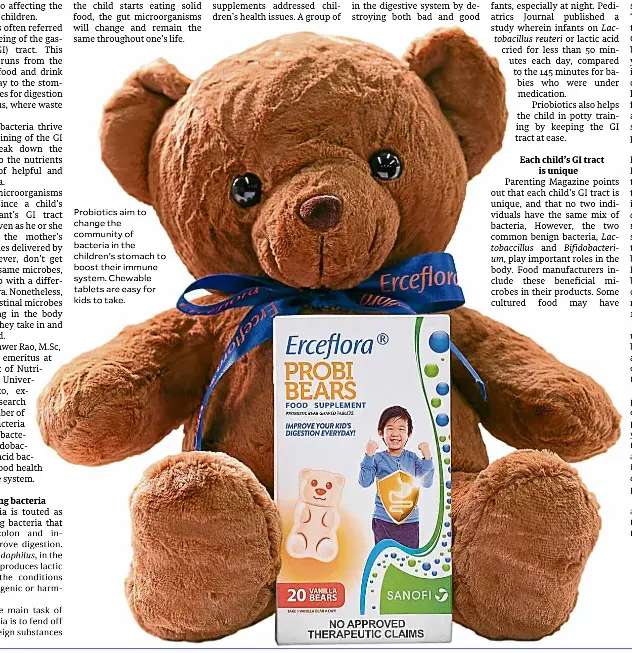 WHY CHILDREN CAN BENEFIT FROM PROBIOTICS - PressReader