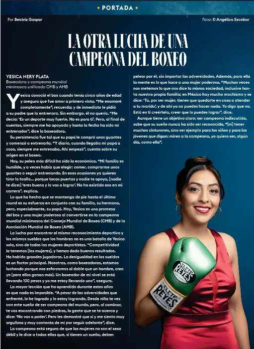 LA OTRA LUCHA DE UNA CAMPEONA DEL BOXEO - PressReader