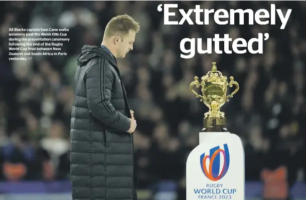 ‘Extremely gutted’ - PressReader