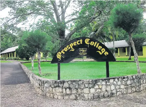 The beginnings of Prospect College - PressReader