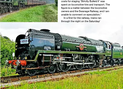Eight Bulleids, 4,700 passenger hosts record ‘Strictly Bulleid II ...