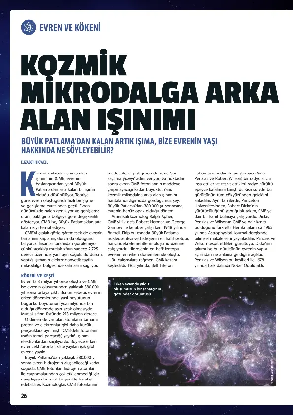 KOZMIK MIKRODALGA ARKA ALAN IŞINIMI - PressReader