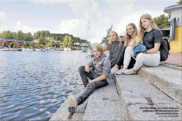 Elever lär sig lokalhisto­ria via orienterin­g - PressReader