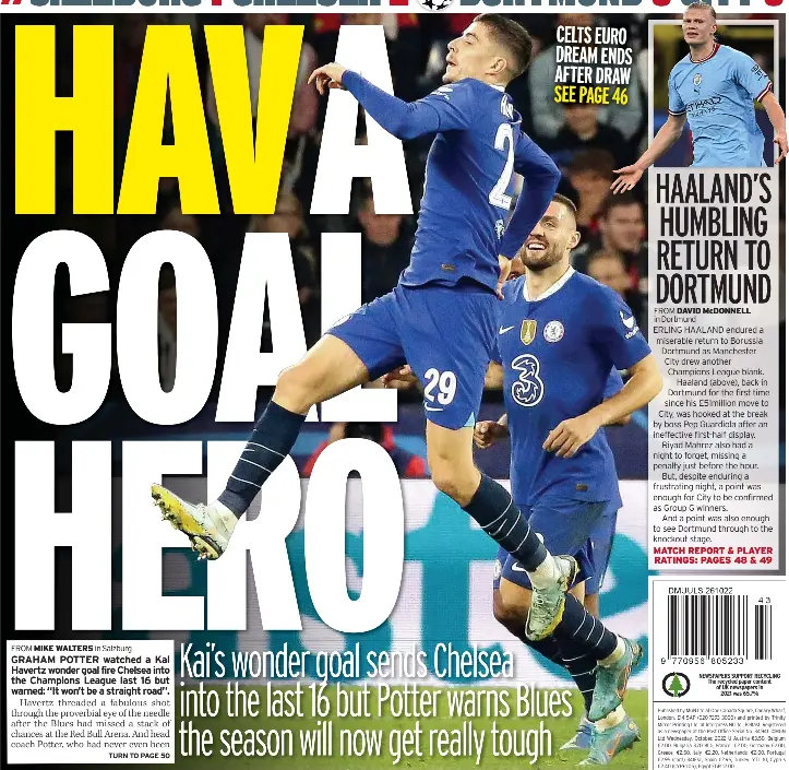 HAVA GOAL HERO - PressReader