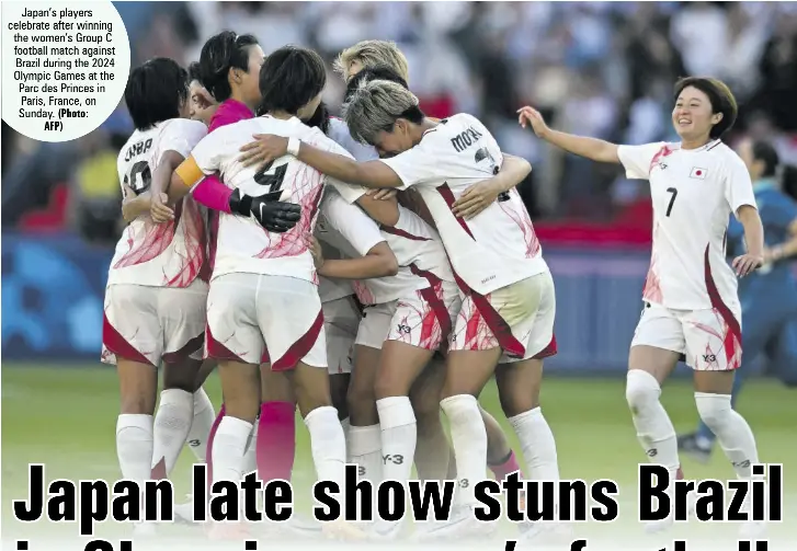 Japan late show stuns Brazil in Olympic women’s football - PressReader