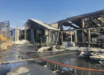 ITM building supplies store destroyed by fire - PressReader